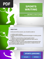 Fact Sheet Sports Writing | PDF | Sports