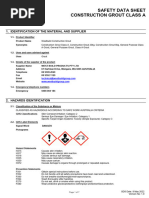 MSDS Sika Chadur | PDF | Occupational Safety And Health | Working ...