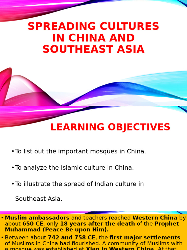 SPREADING CULTURES IN CHINA AND SOUTH EAST ASIA | PDF | Mosque ...