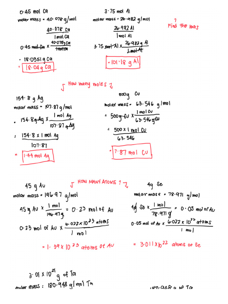 Chem Examples | PDF