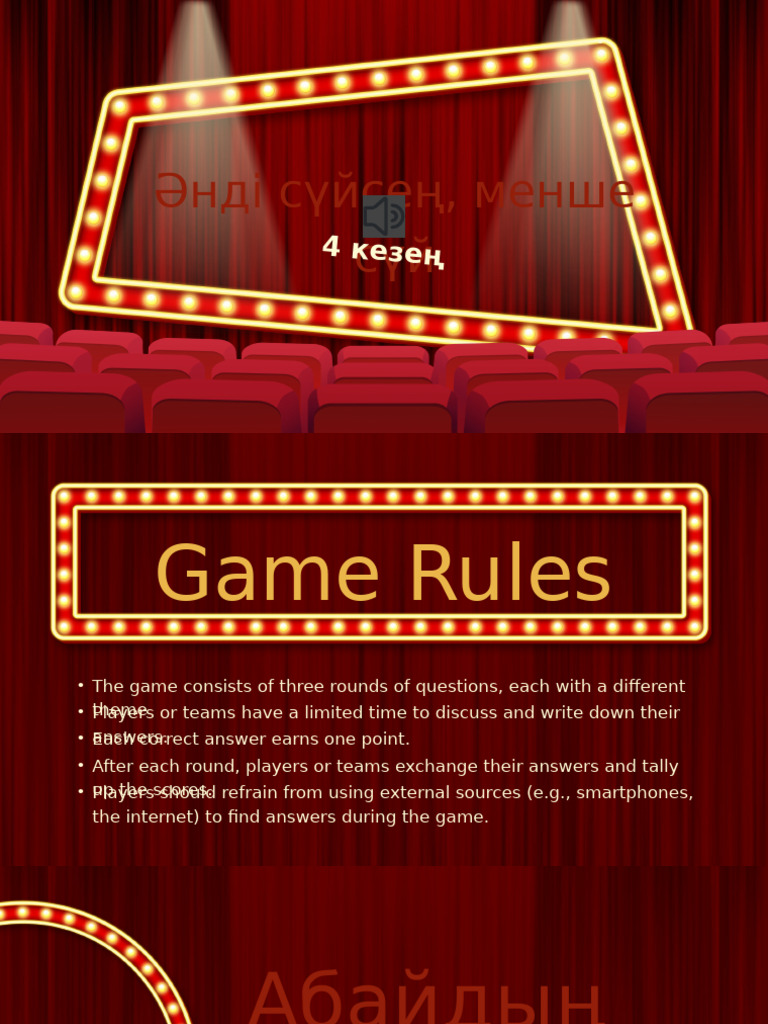 Red and Yellow Retro Bold Trivia Game Presentation | PDF