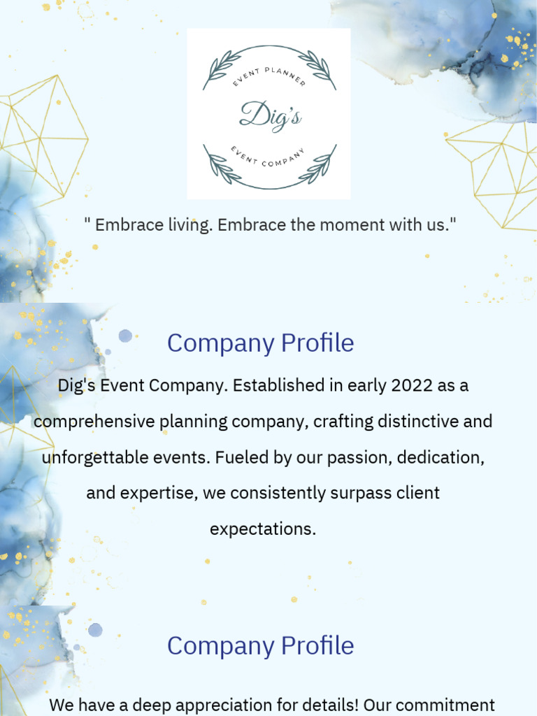 Unique Event Planning Services | PDF | Swot Analysis