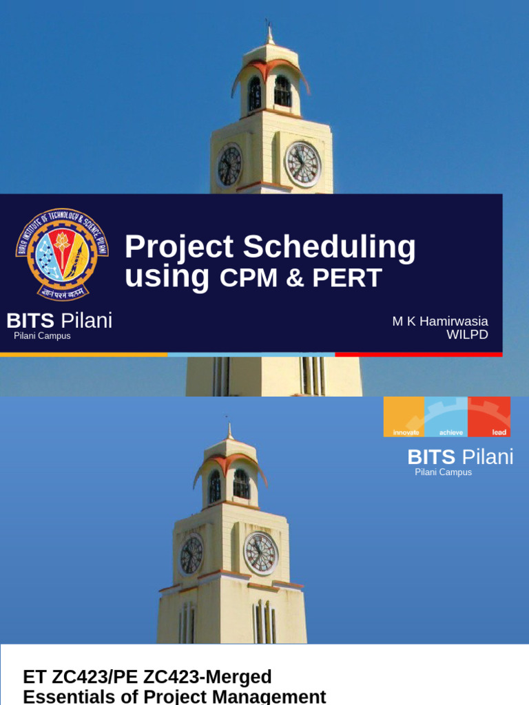 L-13_CPM & PERT_EoPM_26-10-24 | PDF | Statistical Analysis | Teaching ...