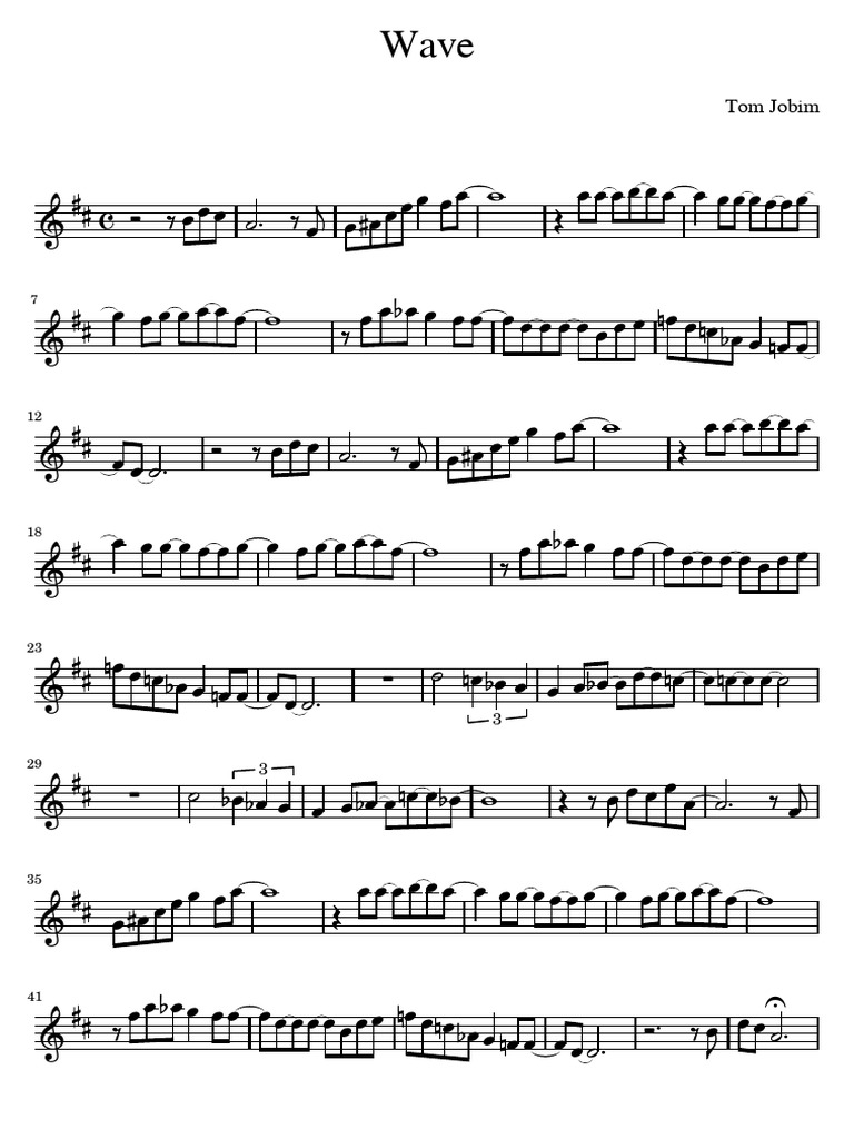 Wave - Tom - Jobim 2 | PDF