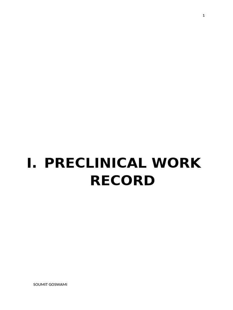 Pre Clinical Work Record Sow | PDF | Mouth | Dentistry Branches