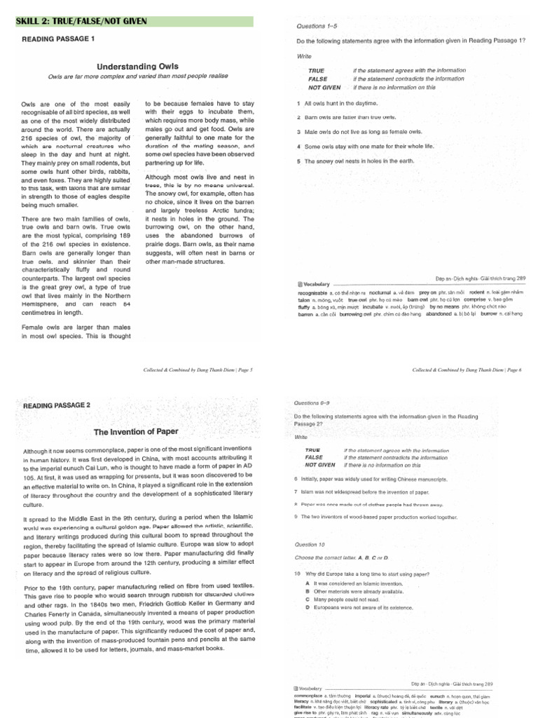 Basic-Reading-Skill-2 | PDF