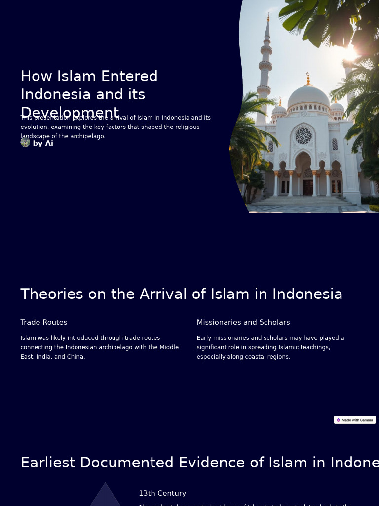 Islam's Arrival and Growth in Indonesia | PDF | Indonesia | Sufism