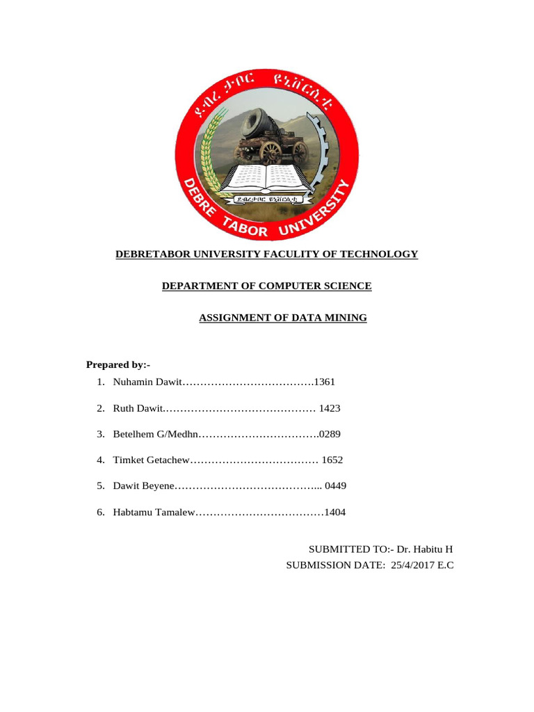 Data Mining Assignment | PDF | Cluster Analysis | Data Analysis