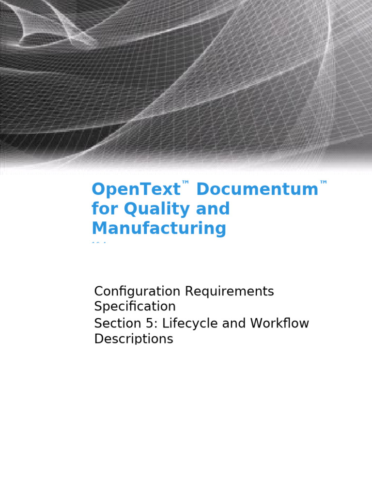 LSQM CRS Section 5 Lifecycles and Workflow Description | PDF ...