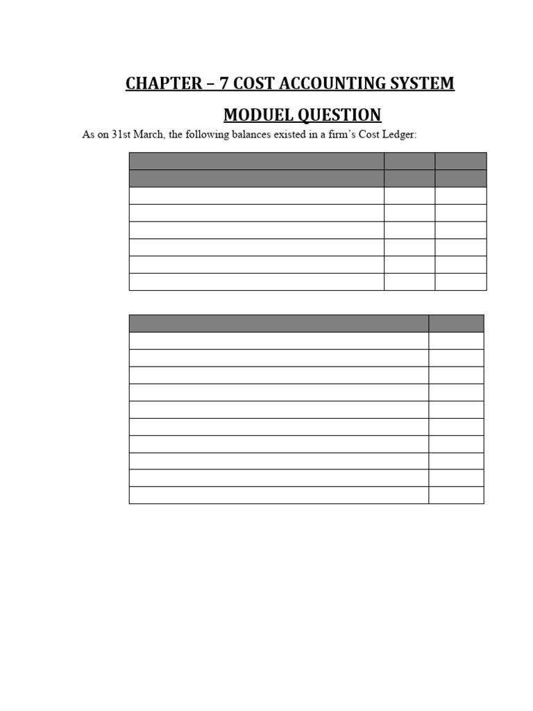 Cost Accounting Journal Entries and Balances | PDF | Cost Of Goods Sold ...