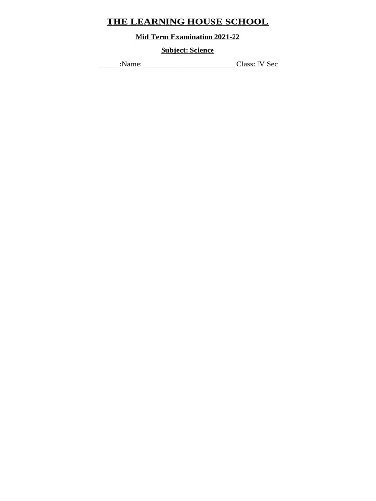 The Learning House School | PDF