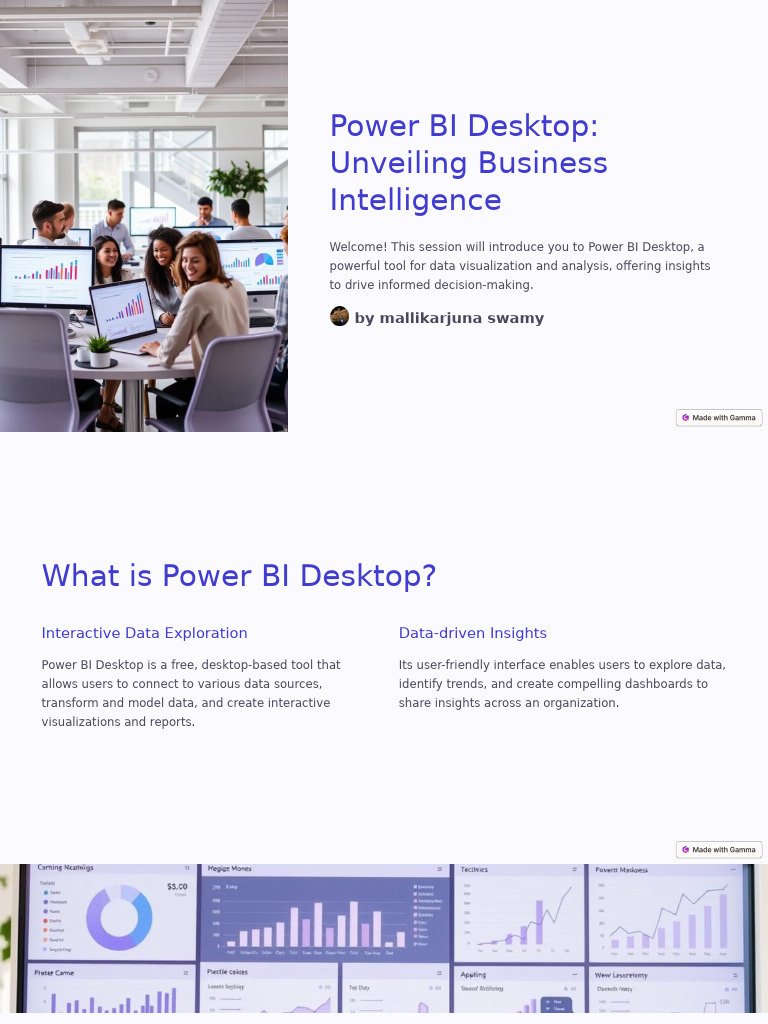 Power BI Desktop: Data Visualization Guide | PDF | Data | Data Management