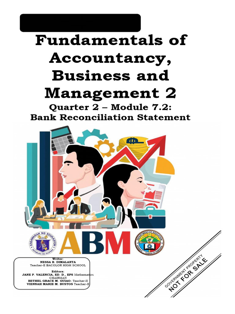 FABM2-Module - 7-Lesson 2-BANK RECONCILIATION - Candida Fonacier | PDF | Banks | Debits And Credits
