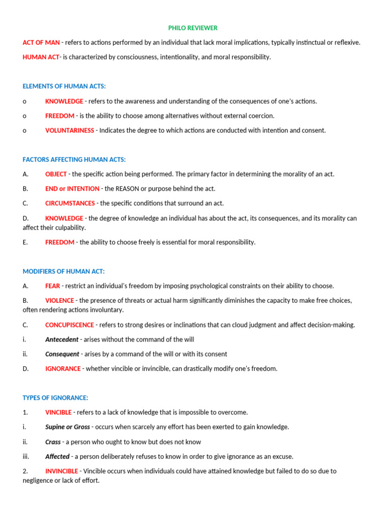 PHILO REVIEWER 2 | PDF