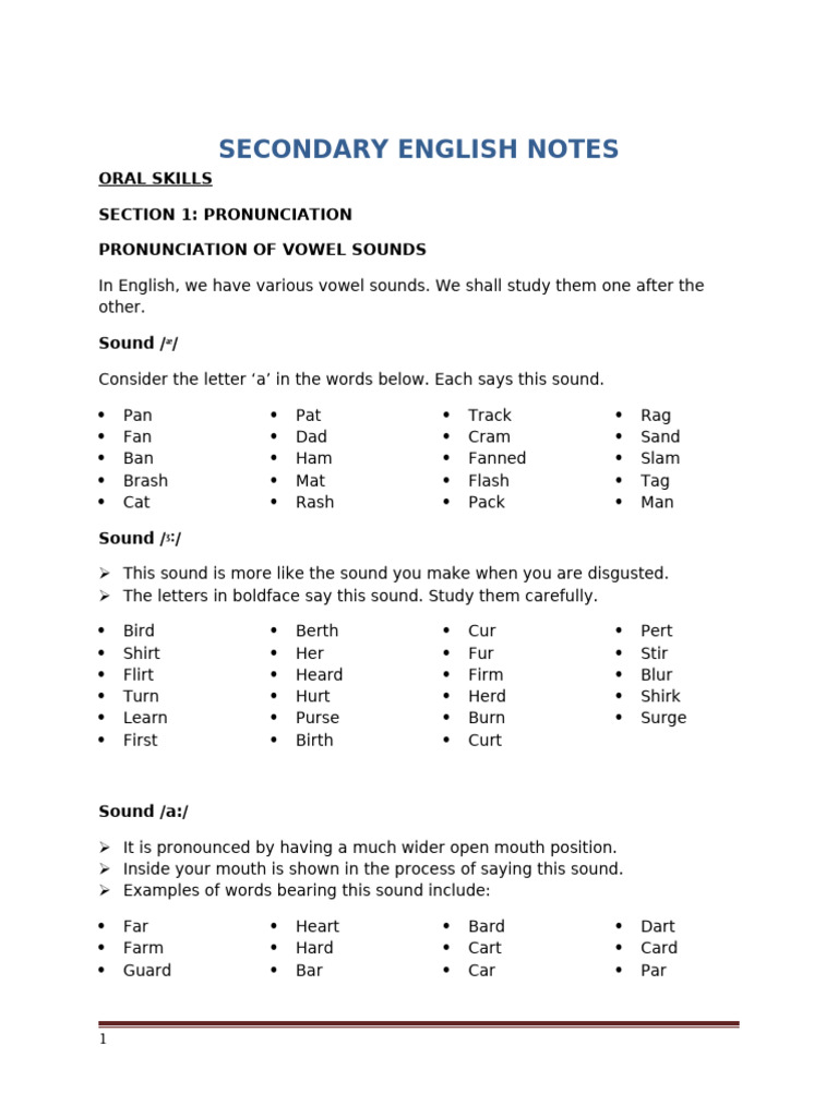 English Oral Skills Guide | PDF