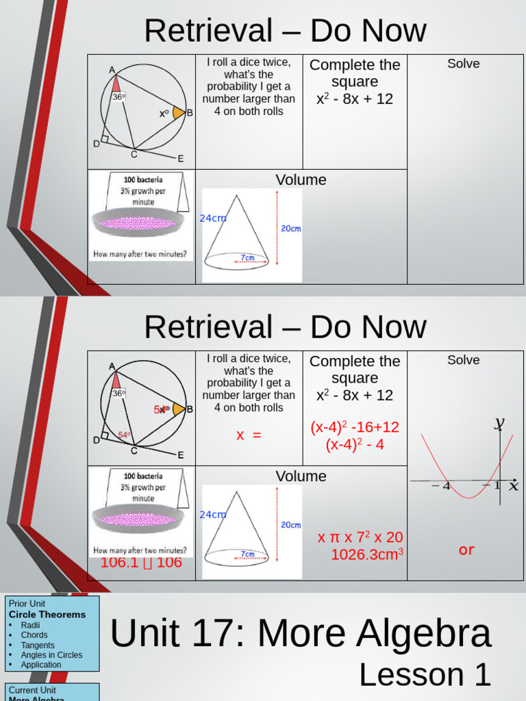 Lesson 1 - Expanding Brackets (Surds) | PDF | Circle | Trigonometric ...