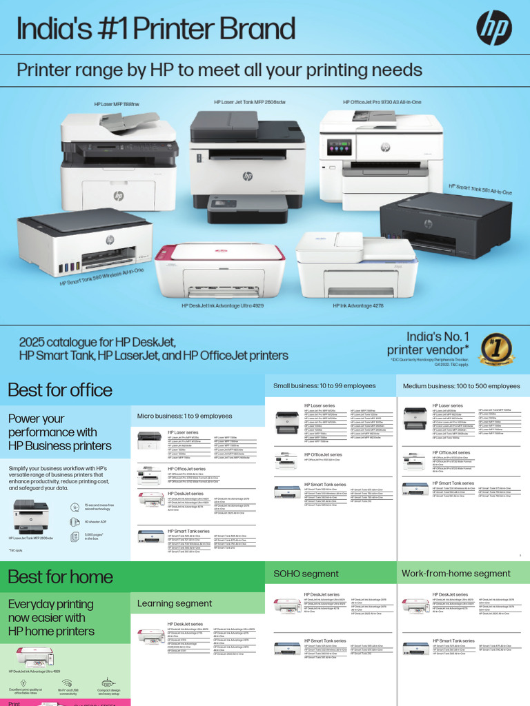 Range Brochure Jan'25 | PDF | Printer (Computing) | Computer Hardware