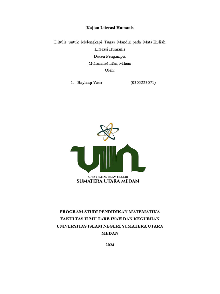 Literasi Humanis: Konsep dan Nilai | PDF