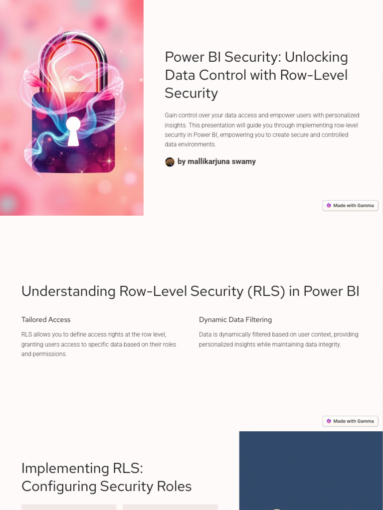 Power-BI-Security-Unlocking-Data-Control-with-Row-Level-Security | PDF ...