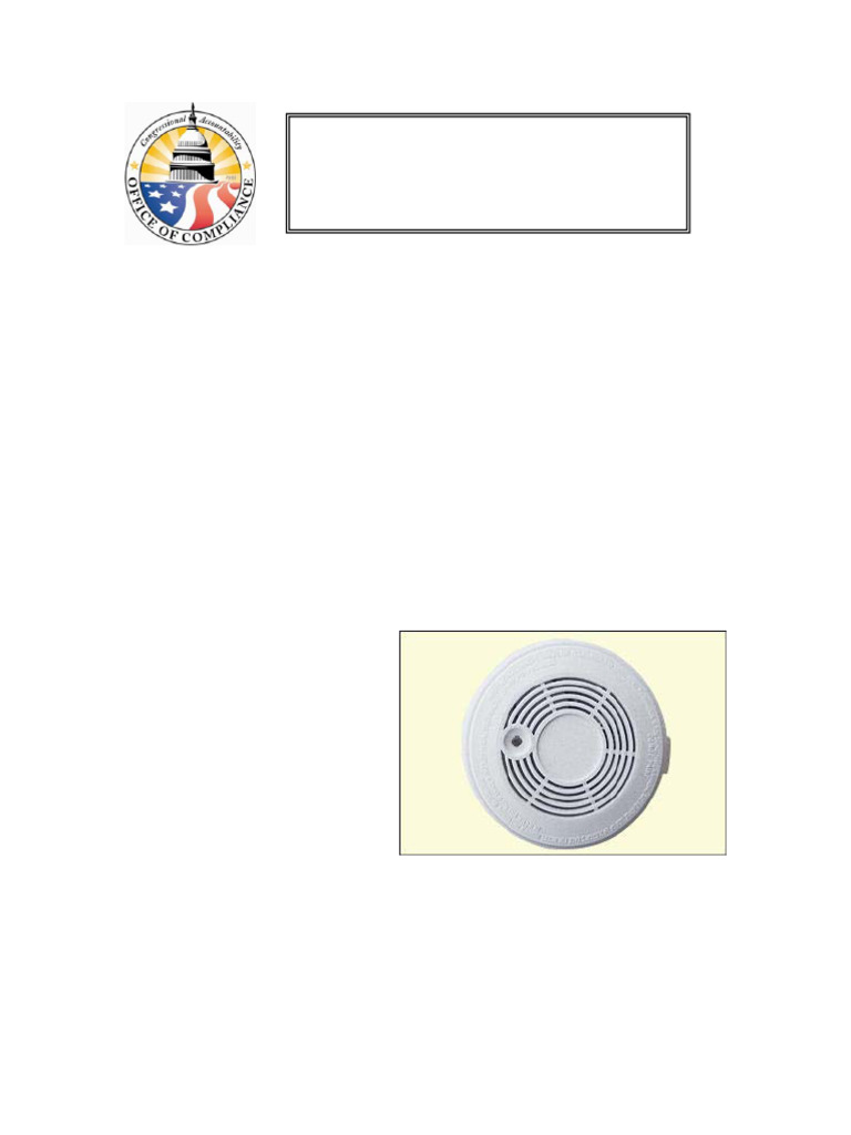 Smoke Detector Safety Guide | PDF | Elevator | Hazards