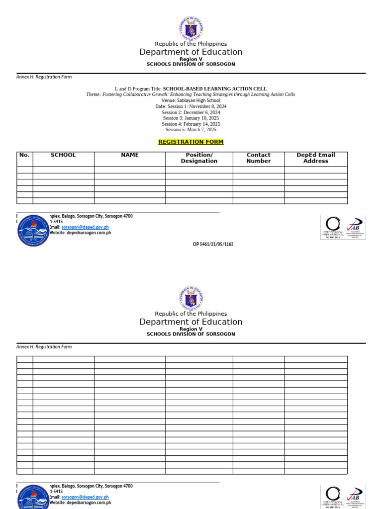 registration-form | PDF | Philippines