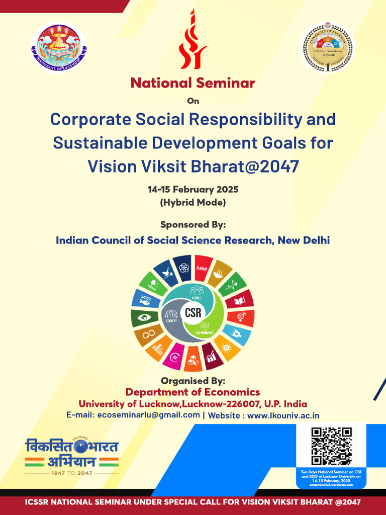 CSR & SDGs National Seminar Lu | PDF