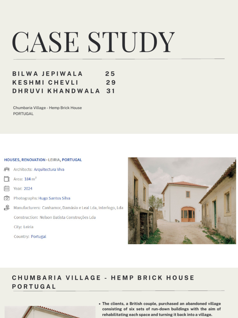 case study hemp brick | PDF | Concrete | Wall