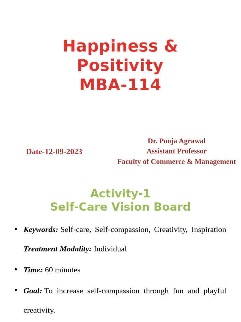 Happiness & Positivity | PDF