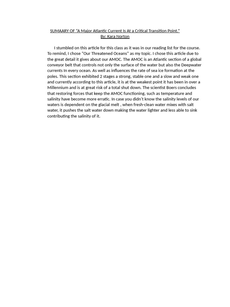 Assignment 2 - Summary - Nathan S. | PDF