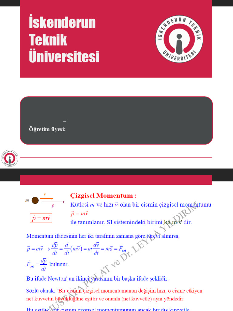 fizik 1 ders notu | PDF