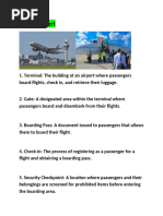 English Airport Conversations Guide | PDF