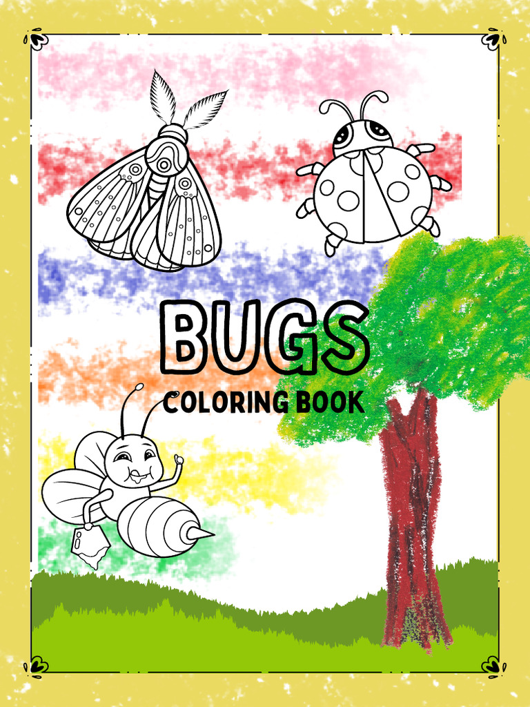 Bugs Coloring Worksheet Set | PDF