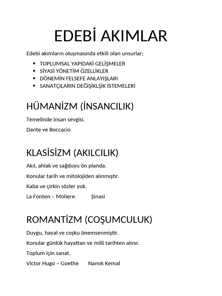 Edebi̇ Akimlar | PDF