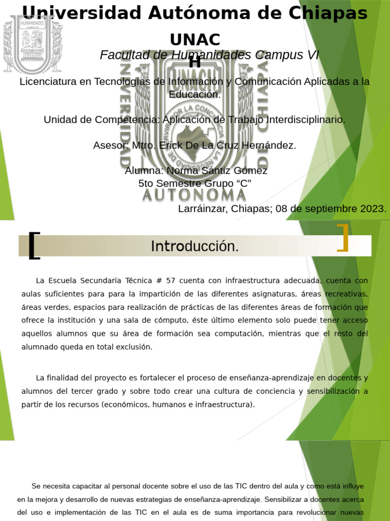 Sub1 - Act. 1 - Campos | PDF | Enseñando | Maestros