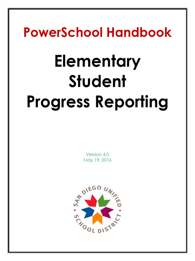 Elementary Student Progress Report HB | PDF | Teachers | Screenshot