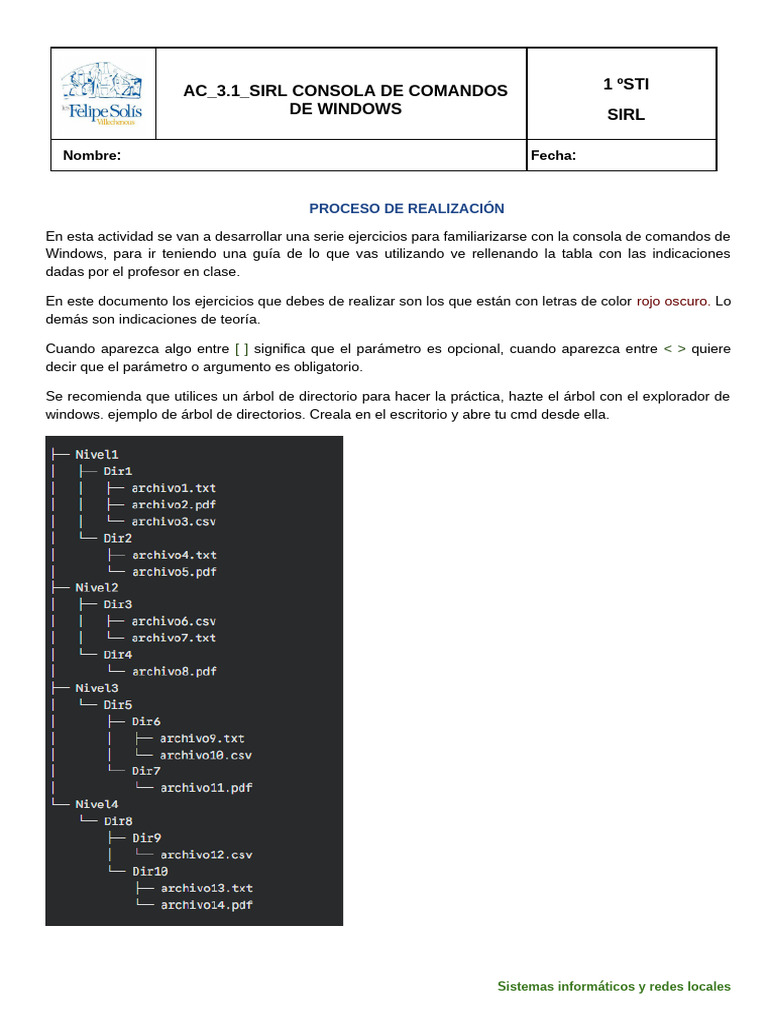 Guía de Comandos CMD en Windows | PDF | Archivo de computadora ...