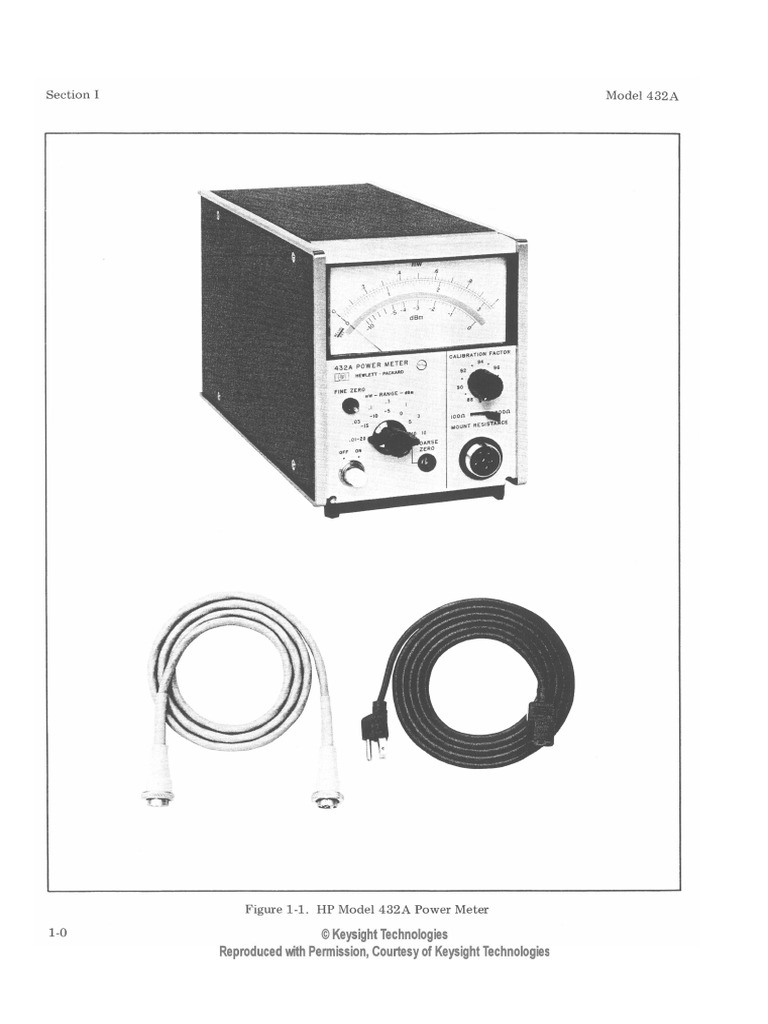Keysight-432A-Datasheet | PDF | Calibration | Hewlett Packard