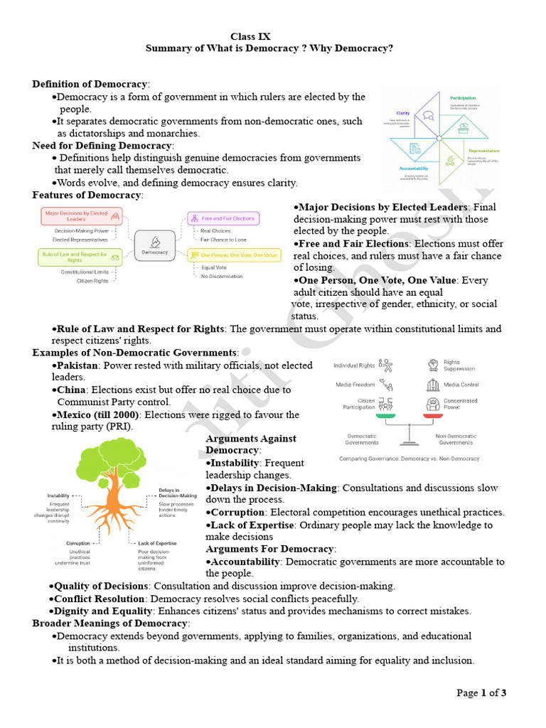 Understanding Democracy: Key Concepts | PDF | Democracy | Political ...