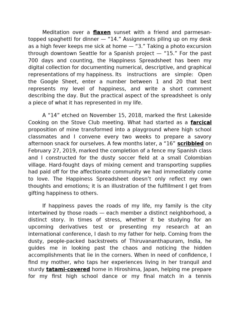 Assignment (English Enhancement) | PDF