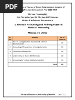 SYBCOM ACCOUNTS SEM IV Syllabus PDF | PDF | Revenue | Equity (Finance)