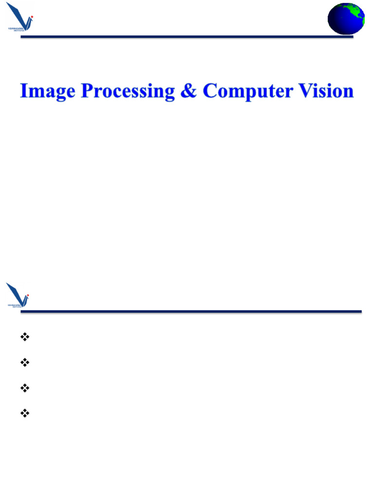 1 - Image Processing and Computer Vision Basics - PPG-11 | PDF | Electromagnetic Spectrum ...