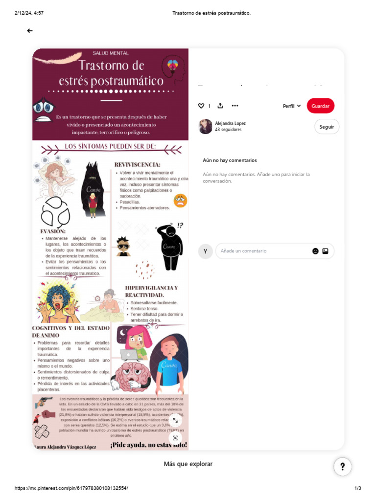 Infografía sobre TEPT | PDF