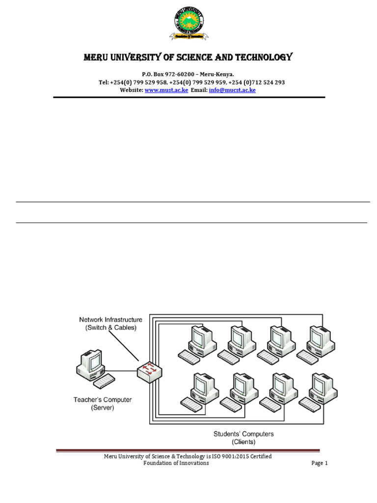 Cit 3202 Network Design and Implementation 1 | PDF | Computer Network | Ip Address
