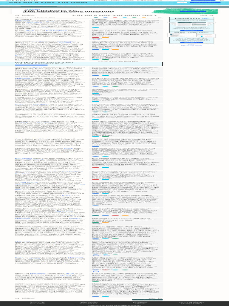 Cat on a Hot Tin Roof Act 1 Summary & Analysis … | PDF