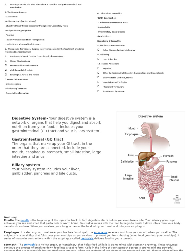 Nutri Gastro Metabolism | PDF | Human Digestive System | Coeliac Disease