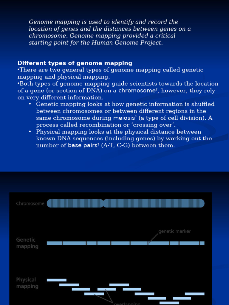 Lecture genomics | PDF | Genetic Linkage | Microsatellite