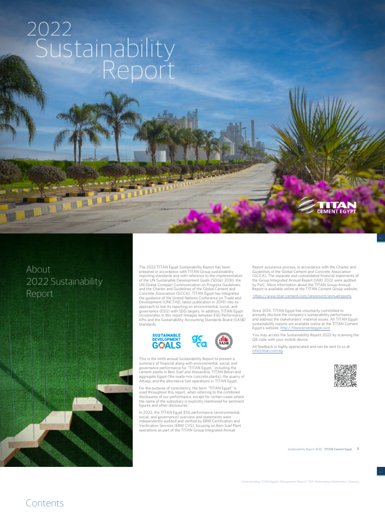 Sustainability Report | PDF | Sustainability | Corporate Social ...