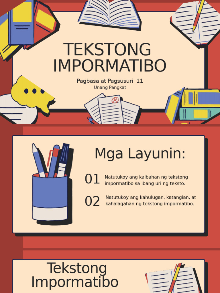 Tekstong Impormatibo | PDF