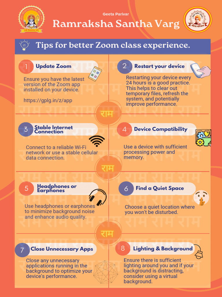 Guidelines For Better Zoom Experience | PDF