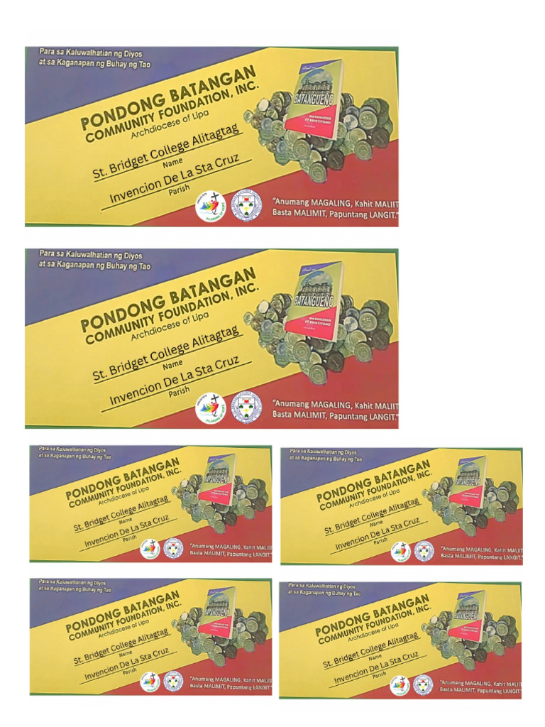 Pondong Batangan Sticker | PDF